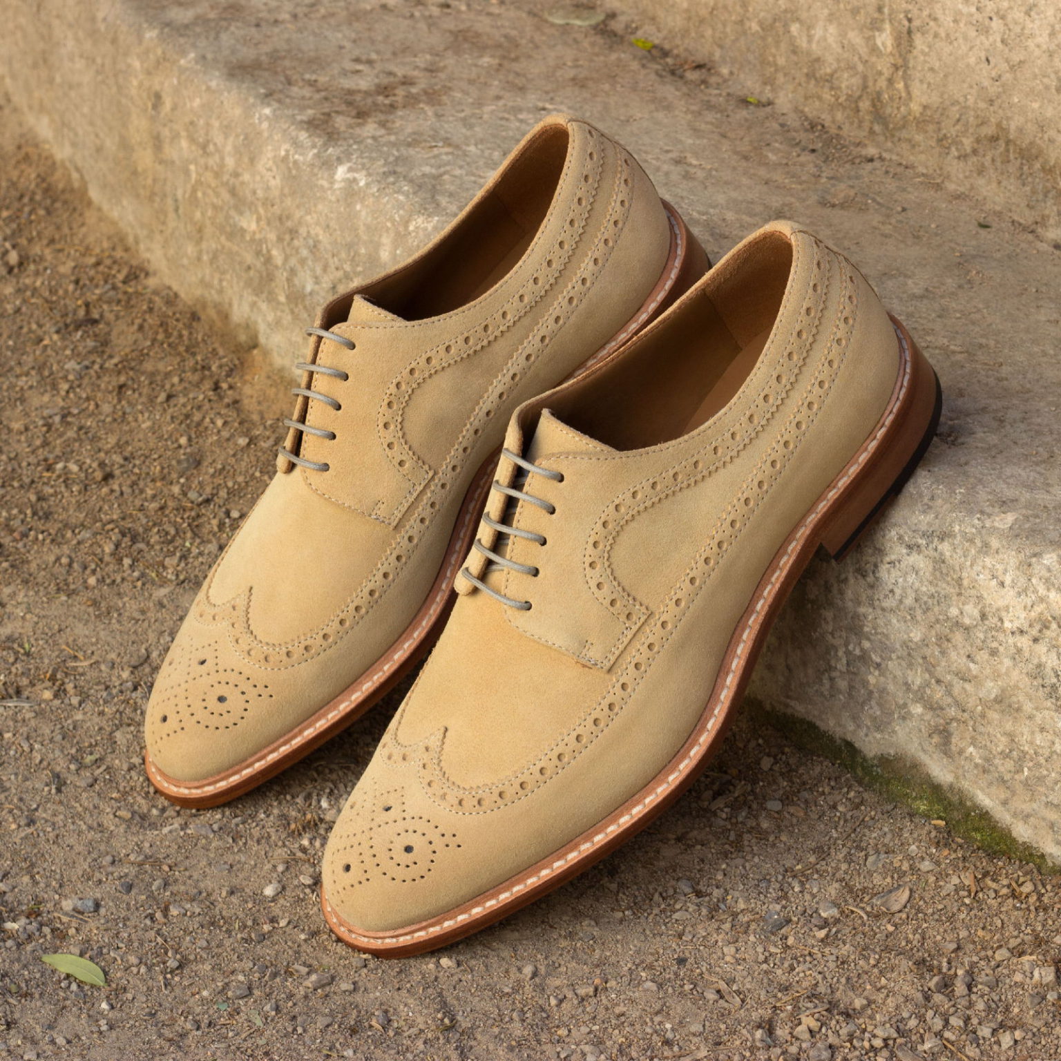 Mens Dress Longwing Blucher Shoe | Coveti