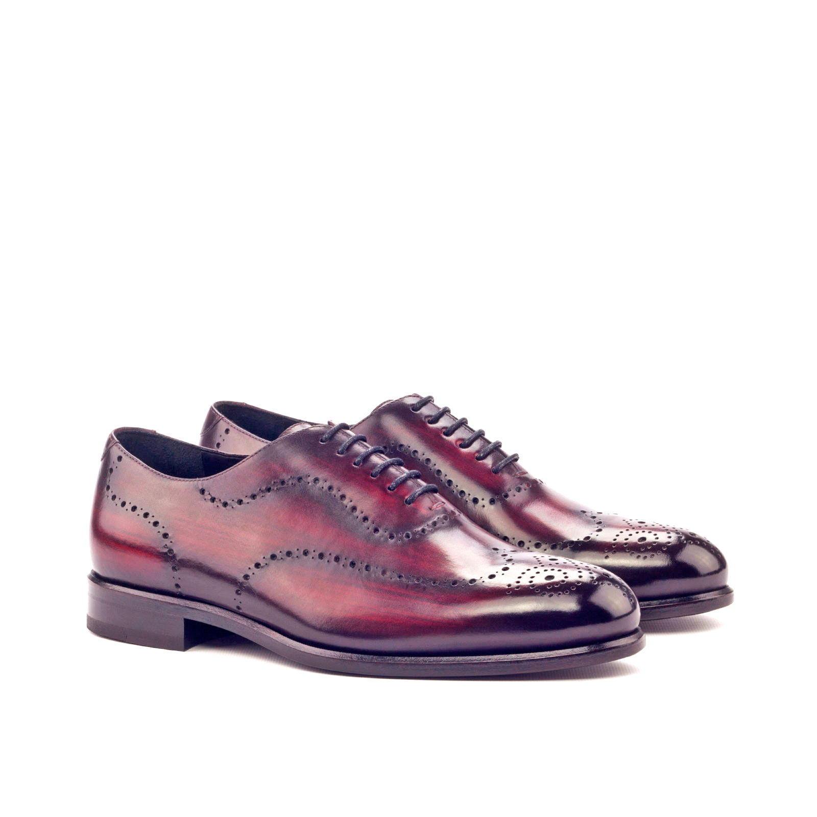 Hand Made Patina Whole Cut Shoe | Coveti