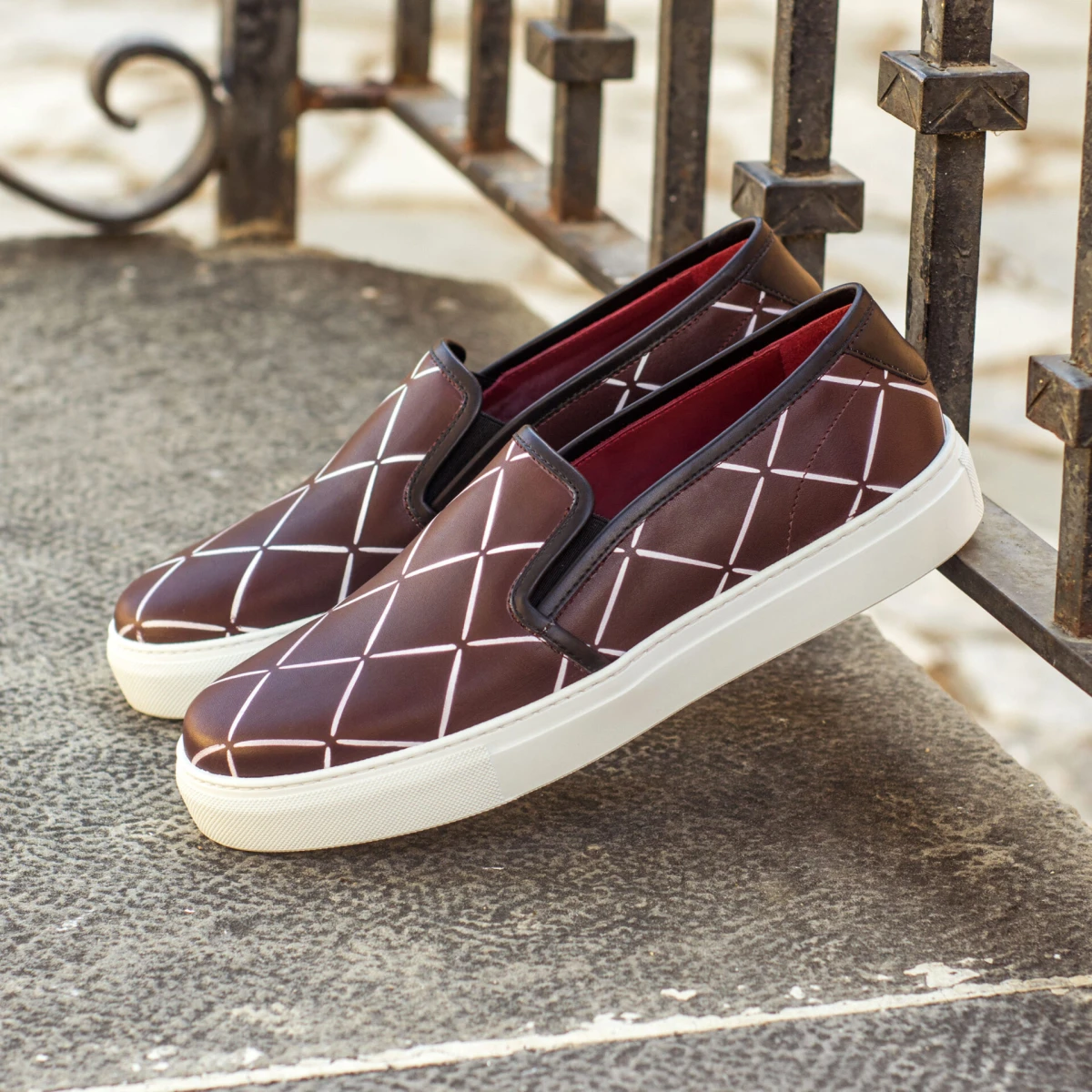 STENCIL STUDIO Slip On Woman Shoe | Coveti