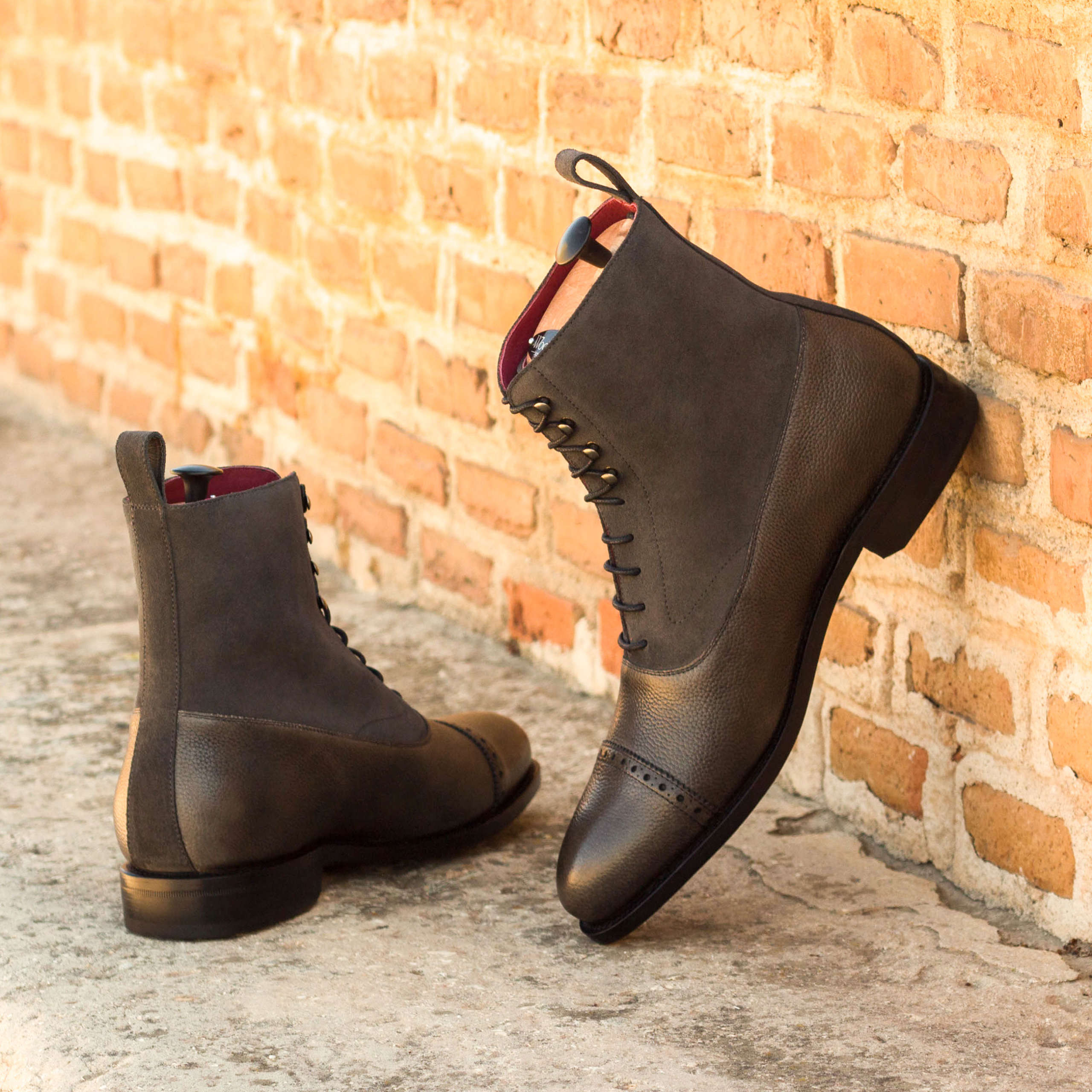 Black balmoral boots | Mens Footwear | Coveti