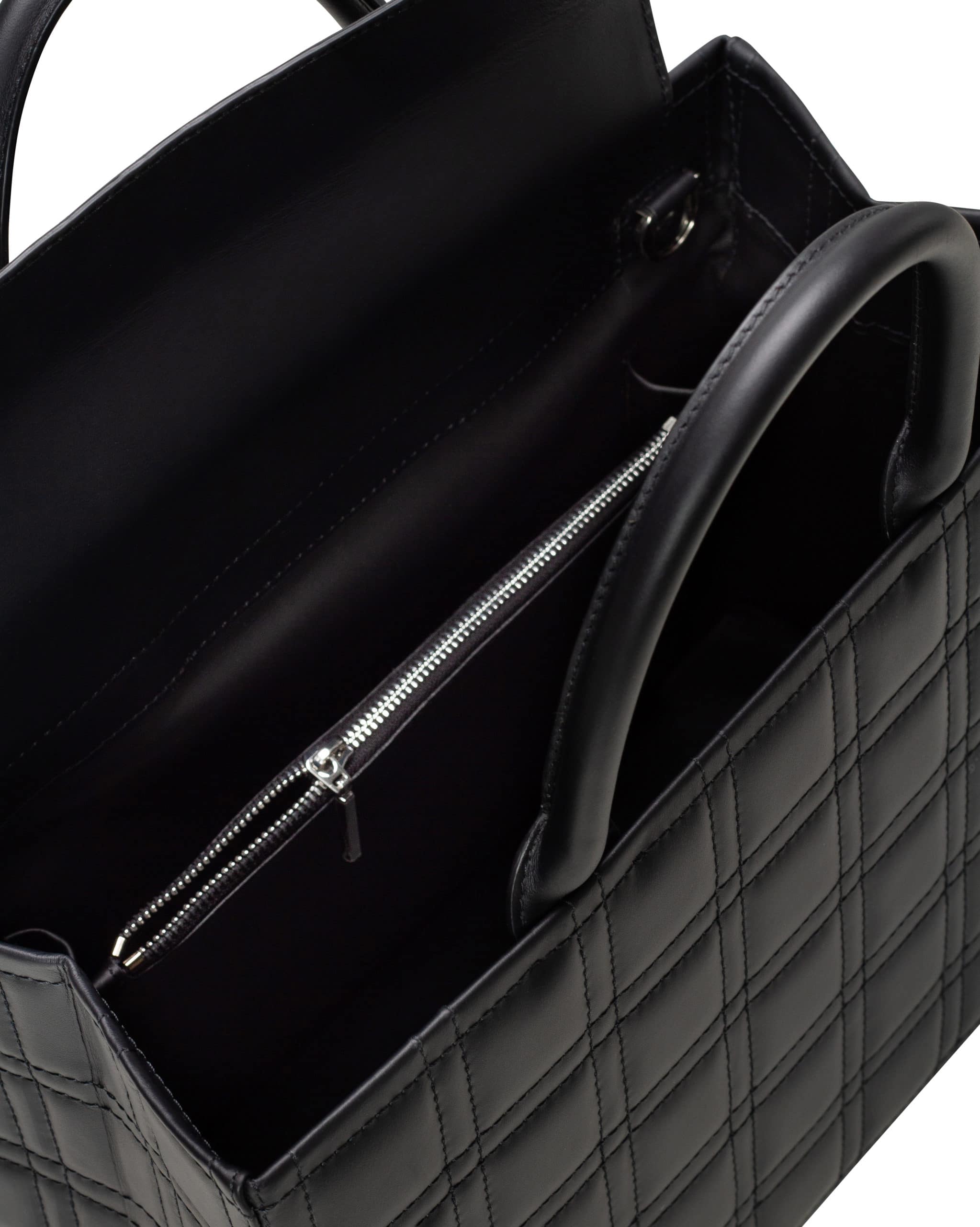 Large square black bag | Coveti