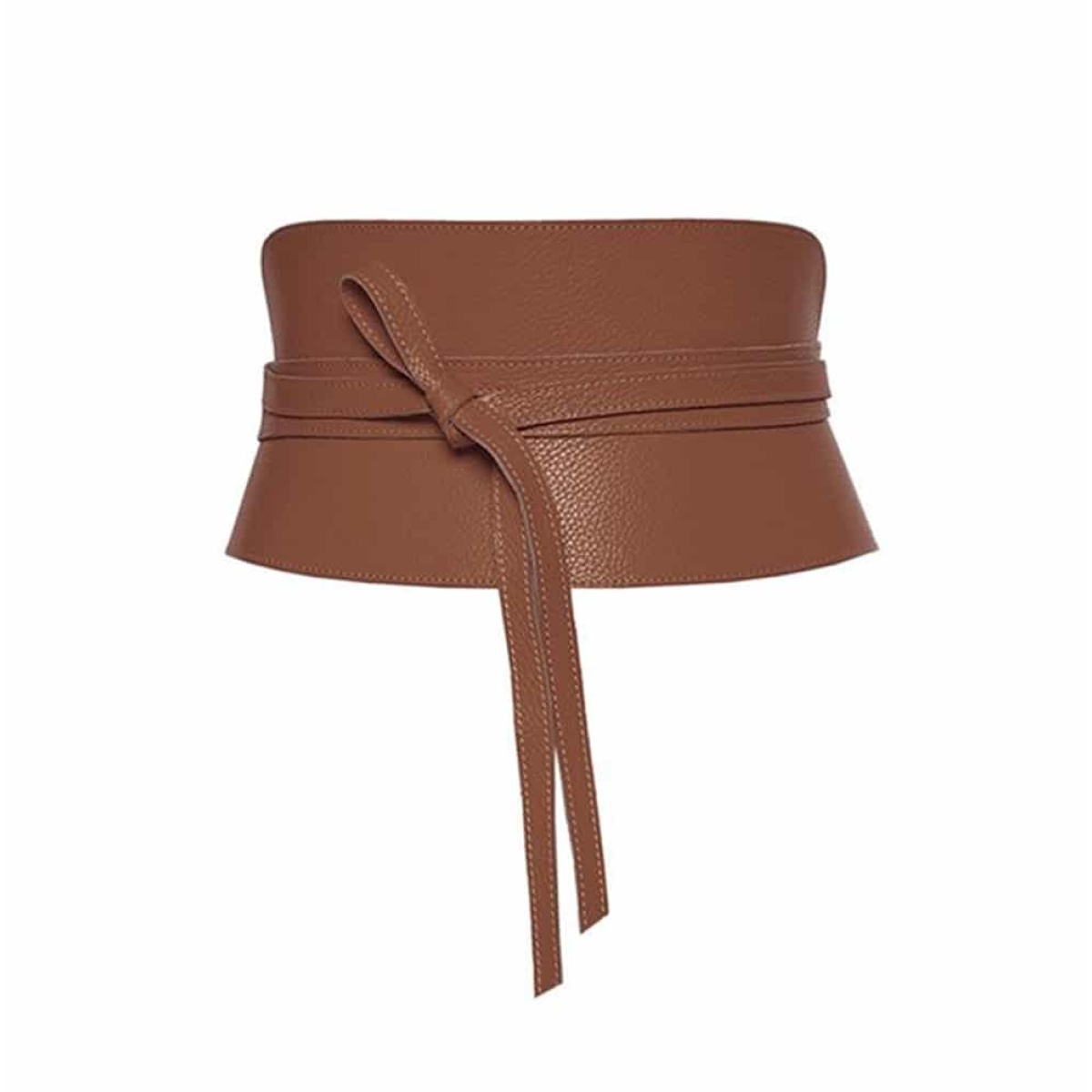 Corset Brown Leather Belt | Coveti