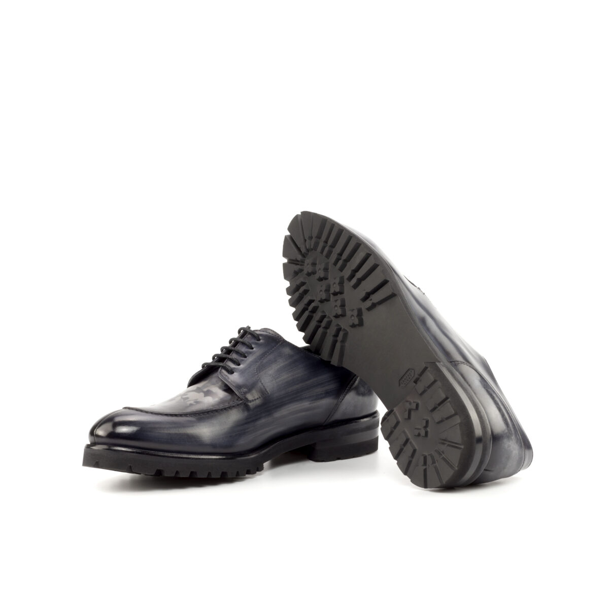 Hand Made Patina Derby Split Toe Shoe | Coveti
