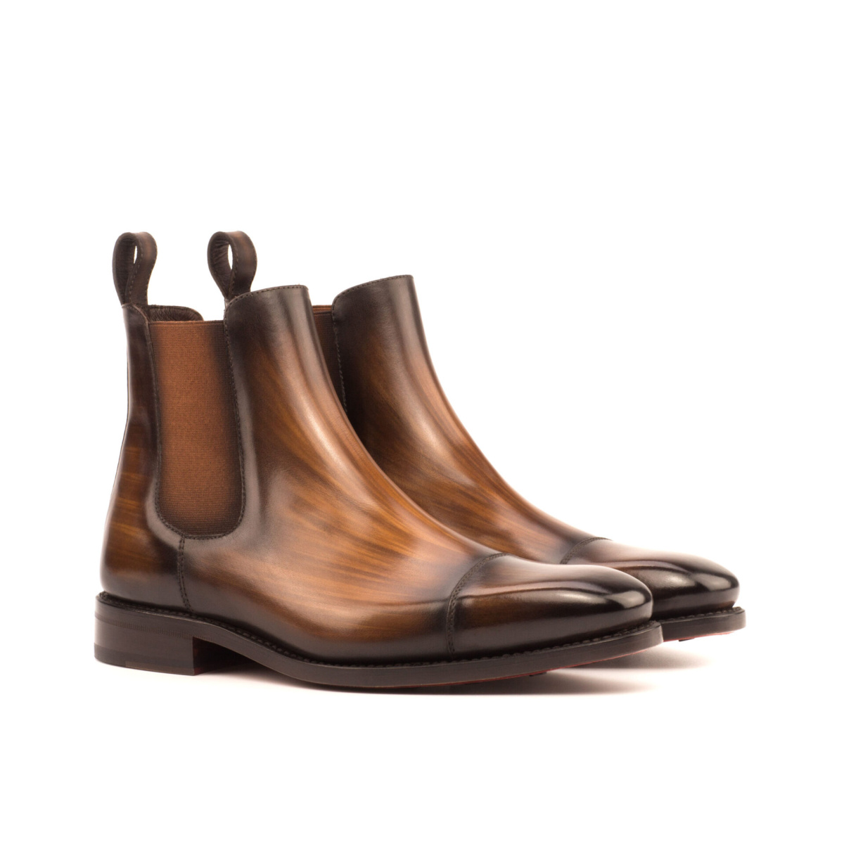 Hand Made Patina Chelsea Boot Classic Shoe | Designer Collection | Coveti