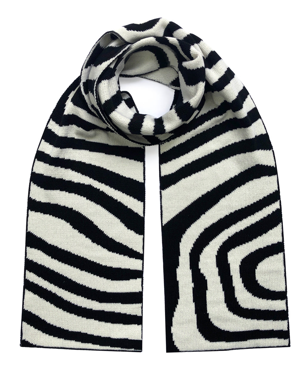 Organic Stripes Wool & Cashmere Scarf | Designer Collection | Coveti