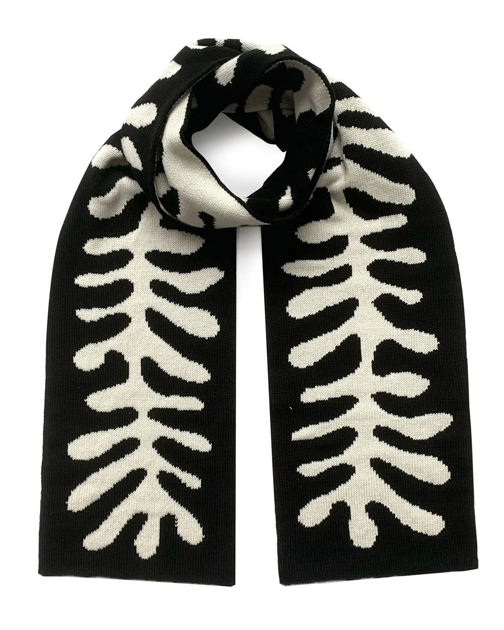 Organic Shape Wool & Cashmere Scarf | Coveti