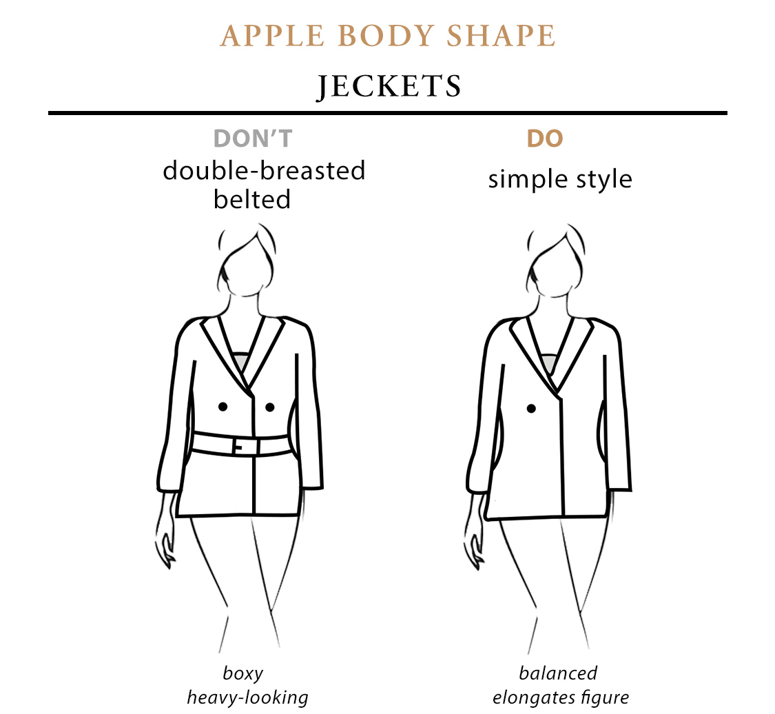 Clothes for apple body shape | Shopping Guide | Coveti