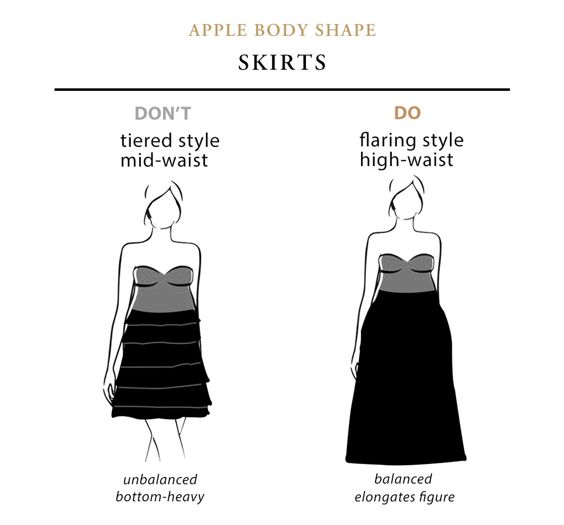 Clothes for apple body shape | Shopping Guide | Coveti