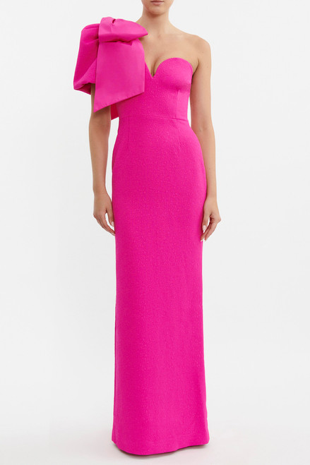 Cecily Gown Hot Pink | Rebecca Vallance Designer Collection | Coveti
