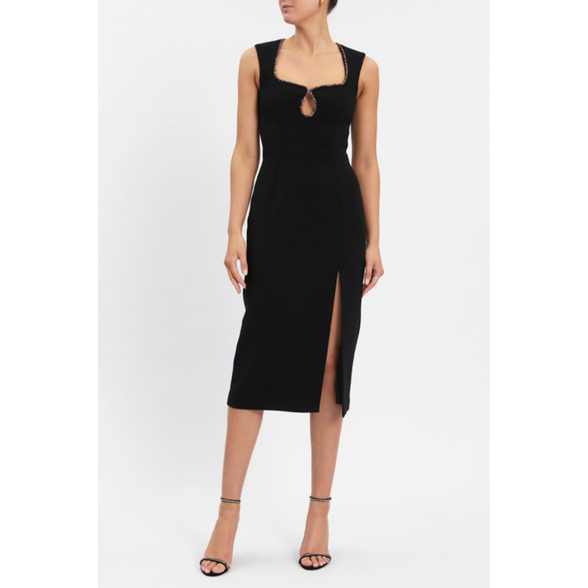 Victoria Keyhole Midi Dress | Rebecca Vallance Designer Collection | Coveti