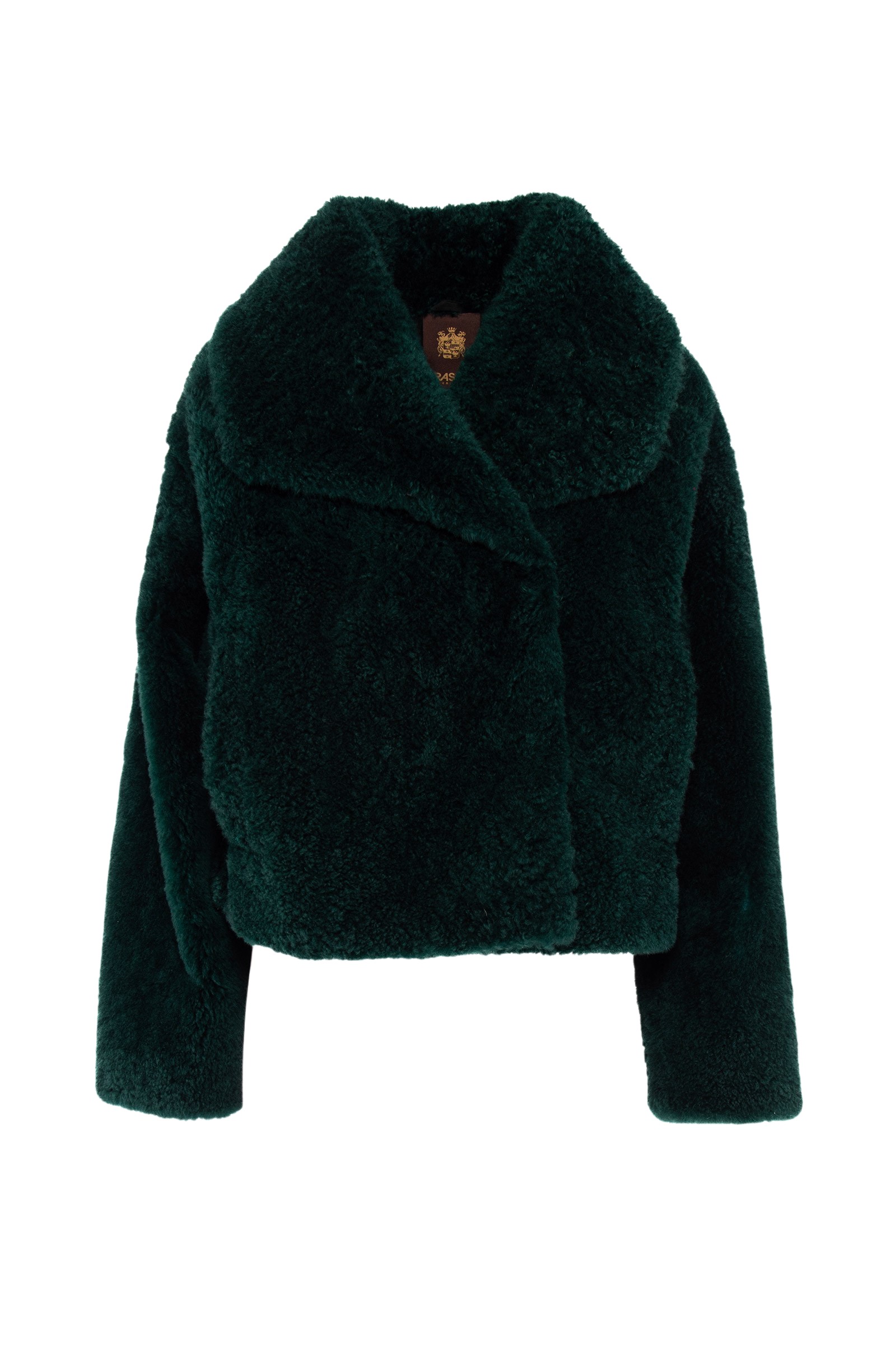 Green Mohair Coat Jackets | Luxury Fur Collection | Coveti