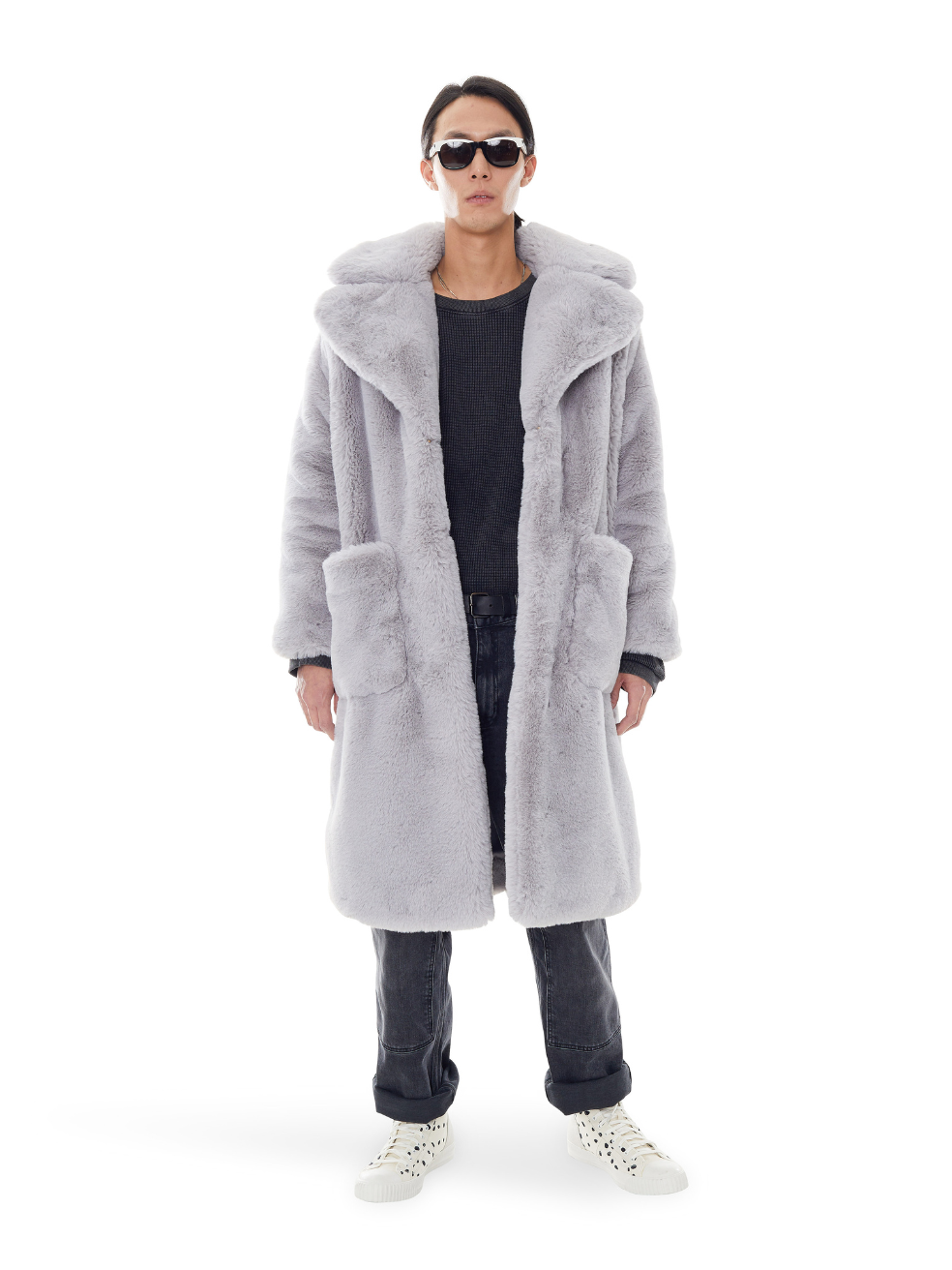 Freed Lily Fog Faux Fur Coat | Designer Faux Fur Collection | Coveti