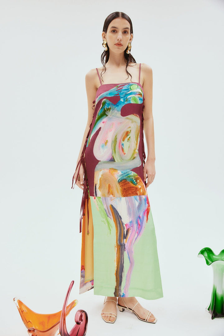 Alemais Jedda Side Tie Dress | Australian Designer Collection | Coveti