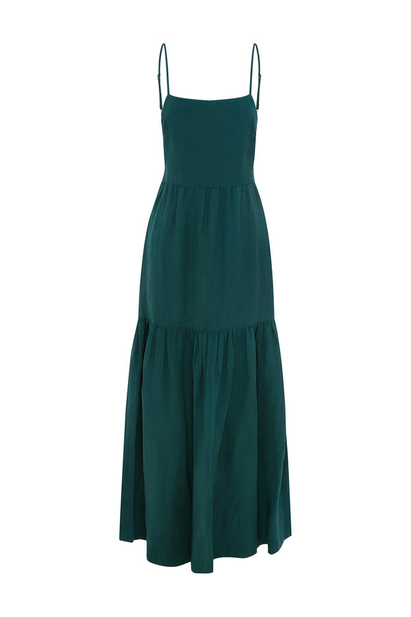 Posse The label Ellie Dress Evergreen | Designer Collection | Coveti