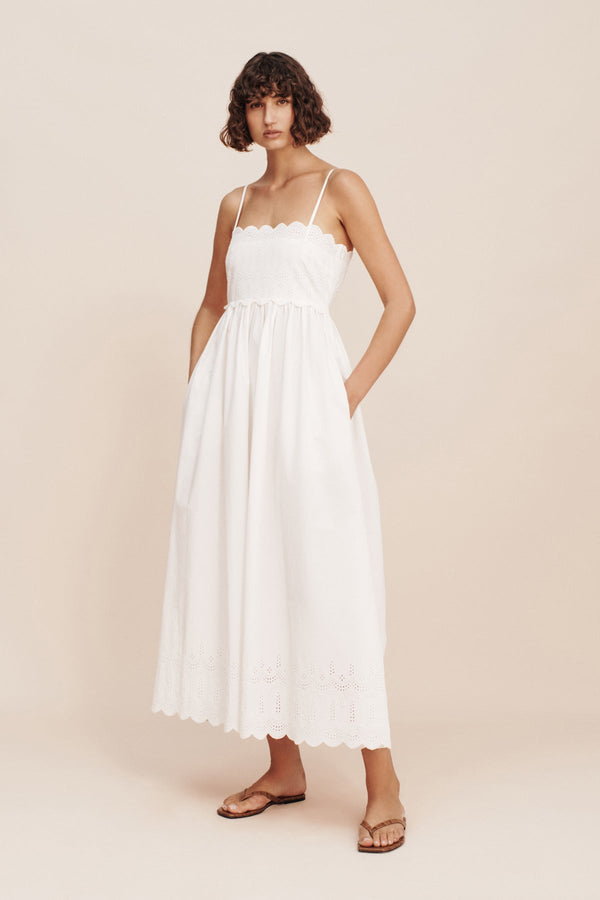 Posse The label Maisie Dress Vintage White | Designer Collection | Coveti