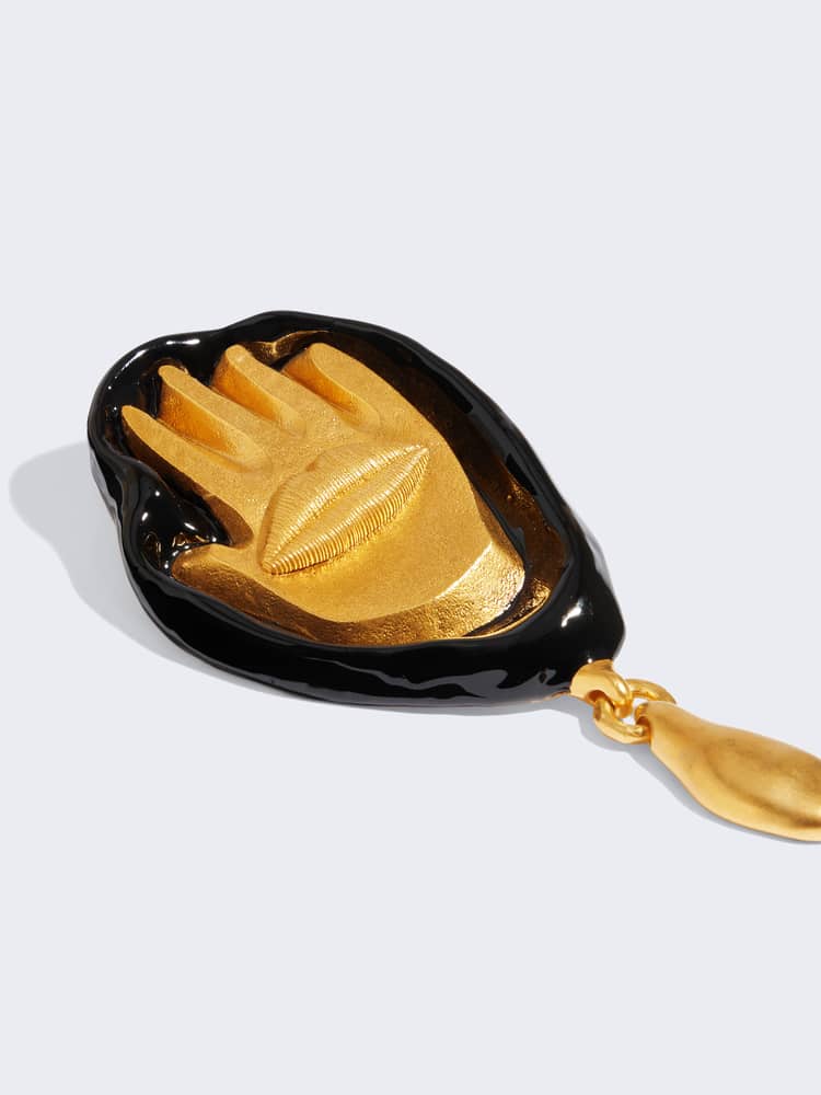 Schiaparelli Hand Brooch | Haute Couture Designer | Coveti