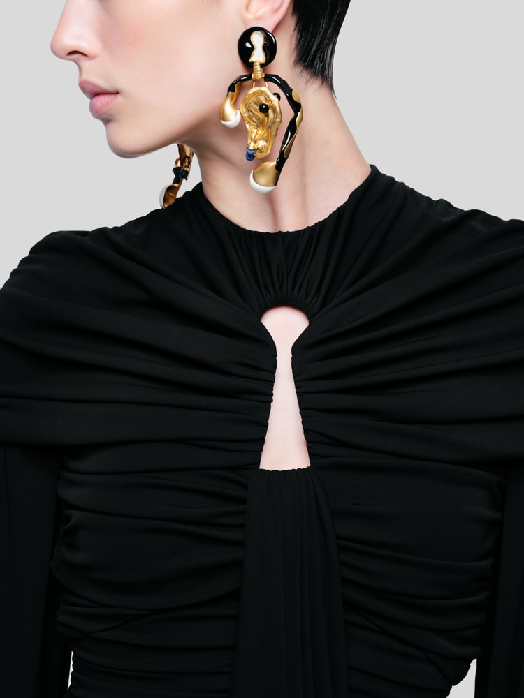 Schiaparelli Keyhole And Pierced Ear Earrings earrings | Haute Couture ...