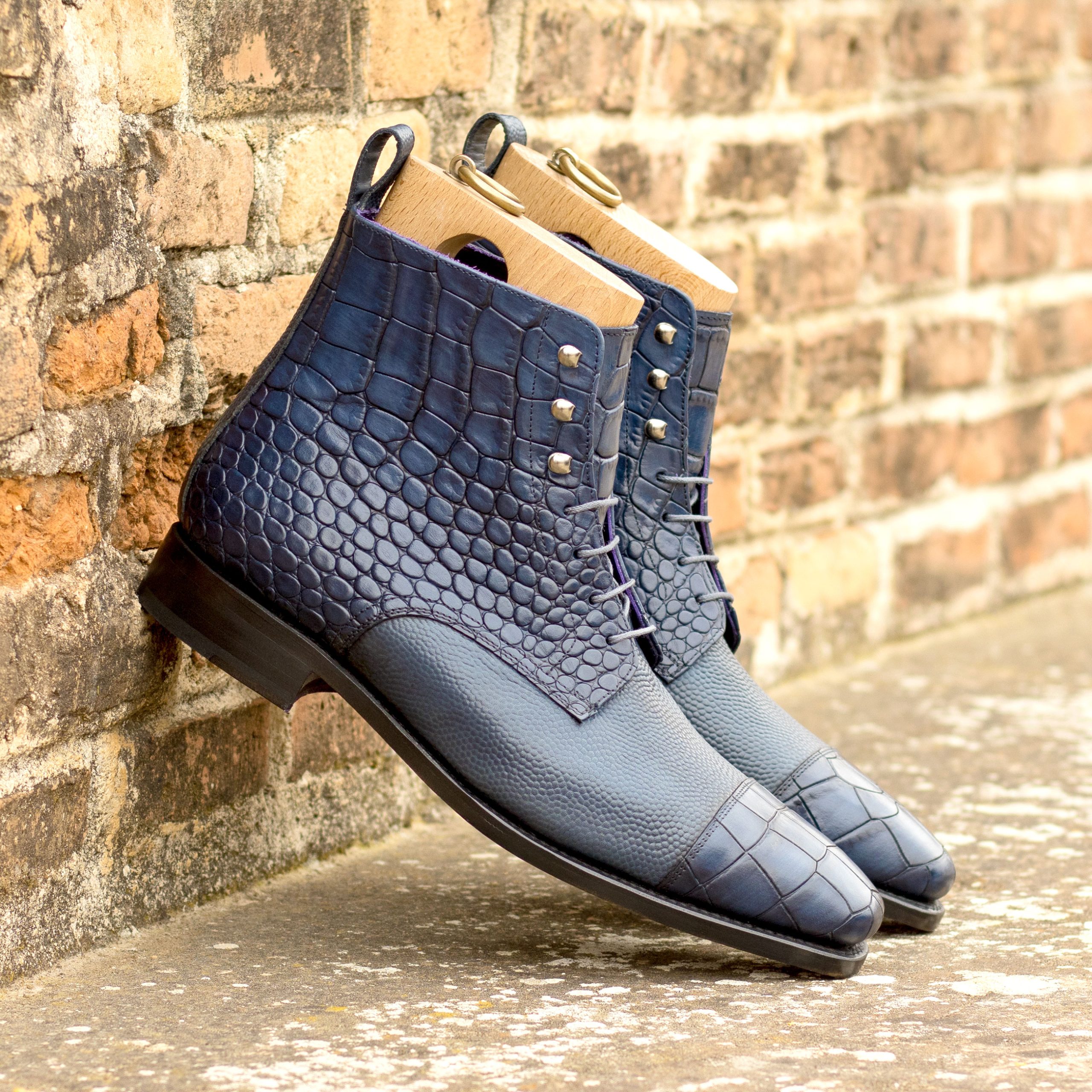 Blue Jumper Boots | Mens Boots | Coveti