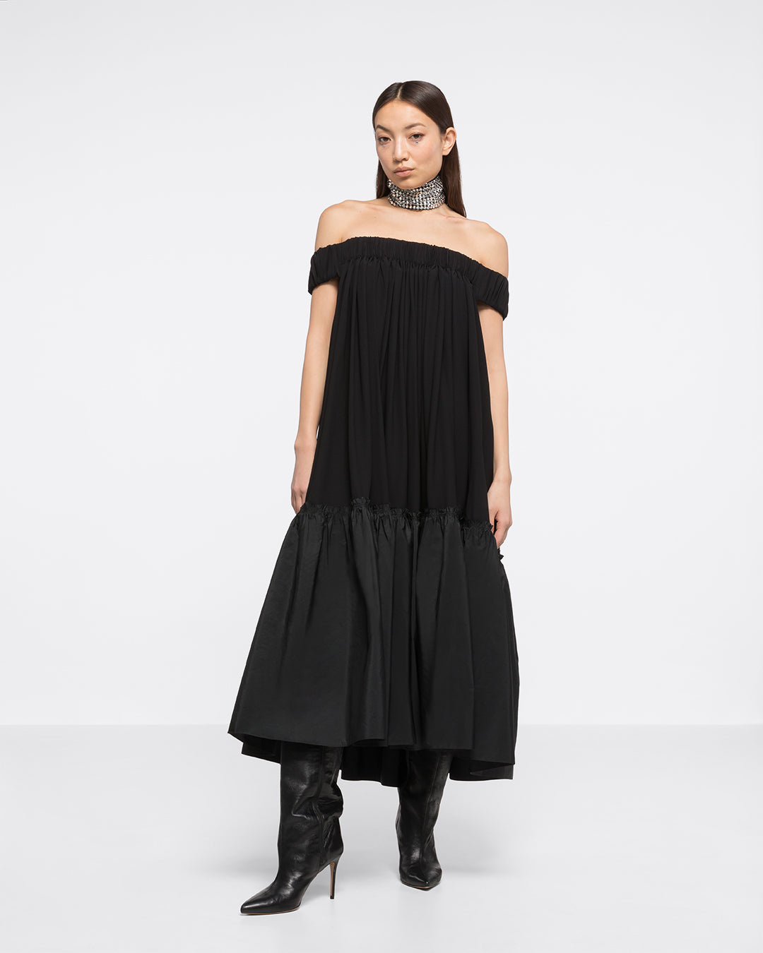 Mathilde Dress, Black | AZ FACTORY Luxury Ready to Wear | Coveti
