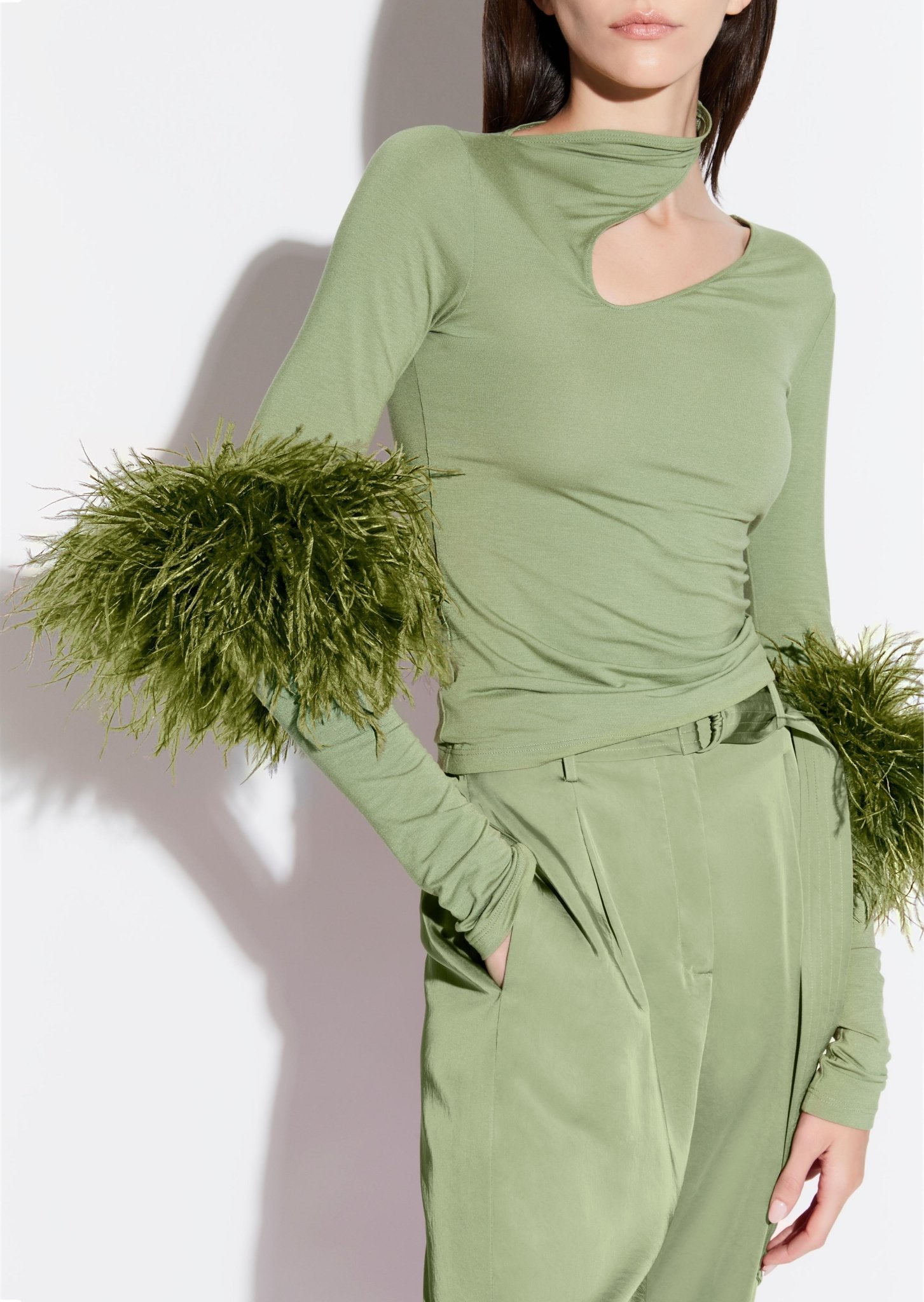 Lapointe Feather Cuffs | Contemporary Ready to Wear Designer | Coveti
