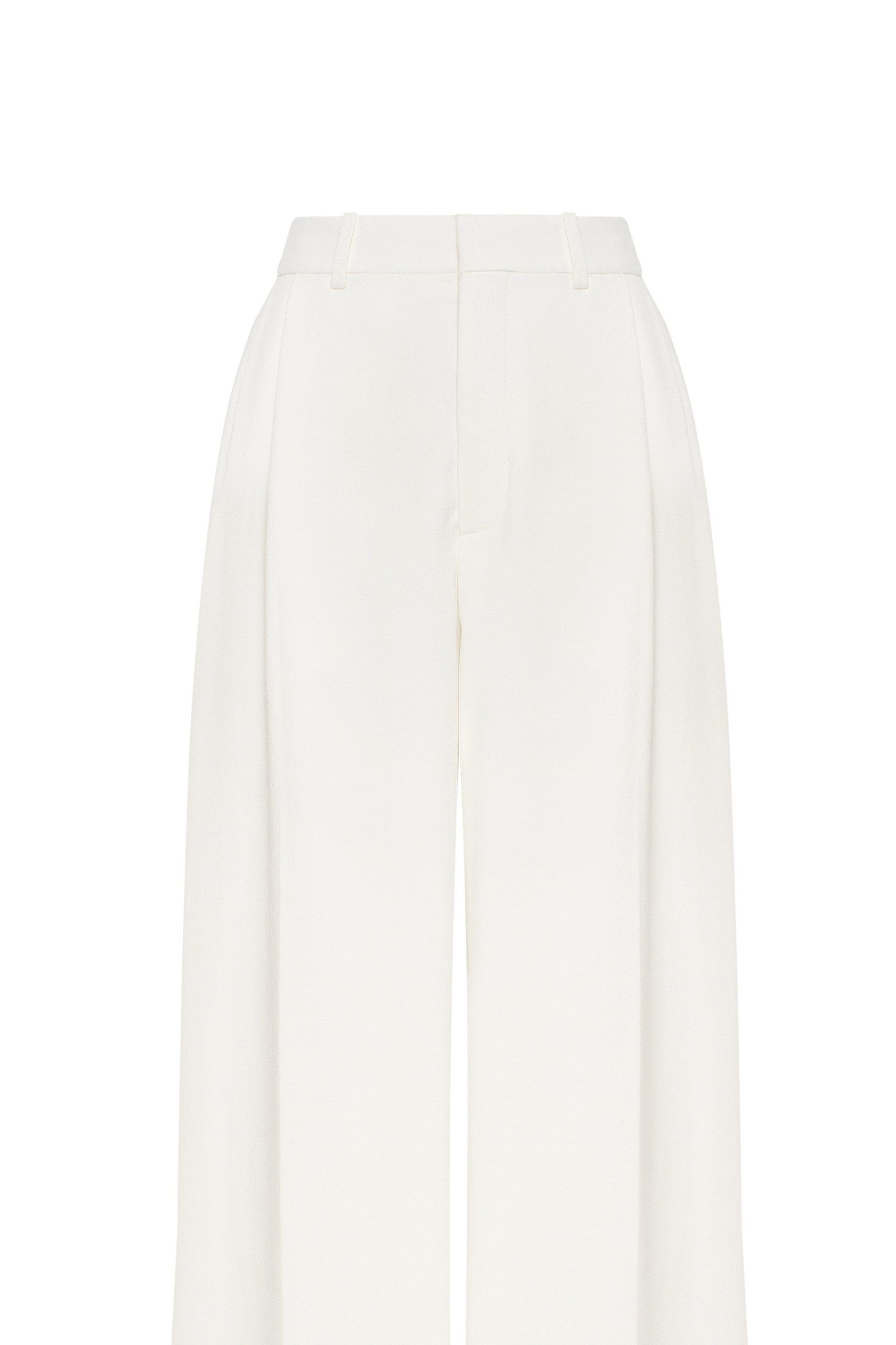 Milla High-rise white suit pants, Xo Xo | Coveti