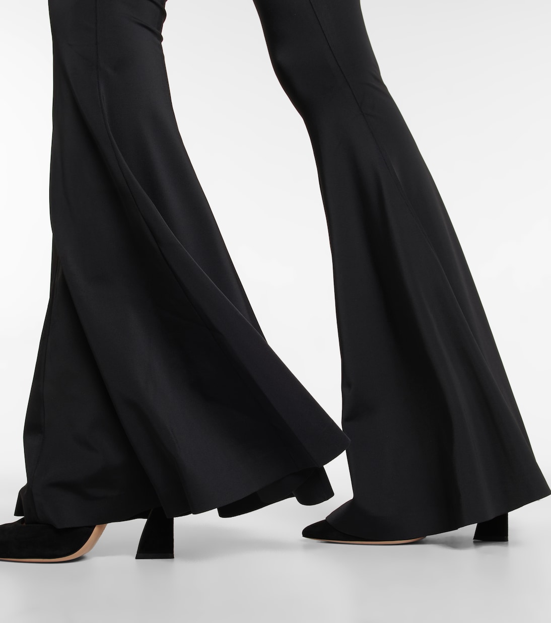 Norma Kamali Snake paneled mesh fishtail jumpsuit | Luxury Ready to ...