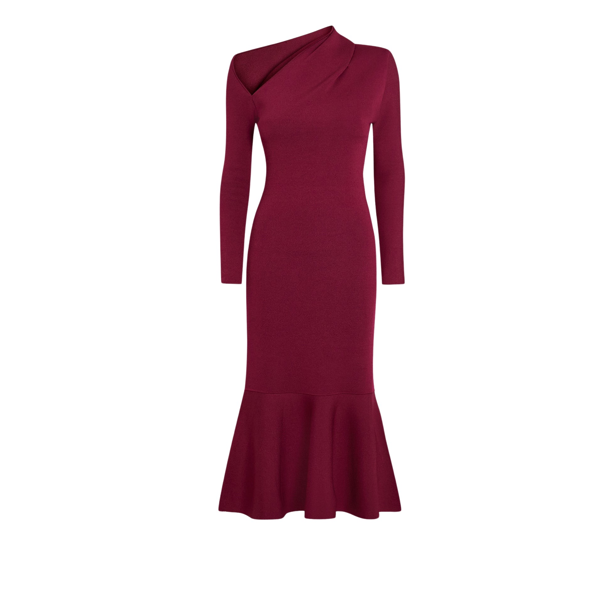 Safiyaa Annabel Burgundy Knit | Luxury Ready to Wear | Coveti