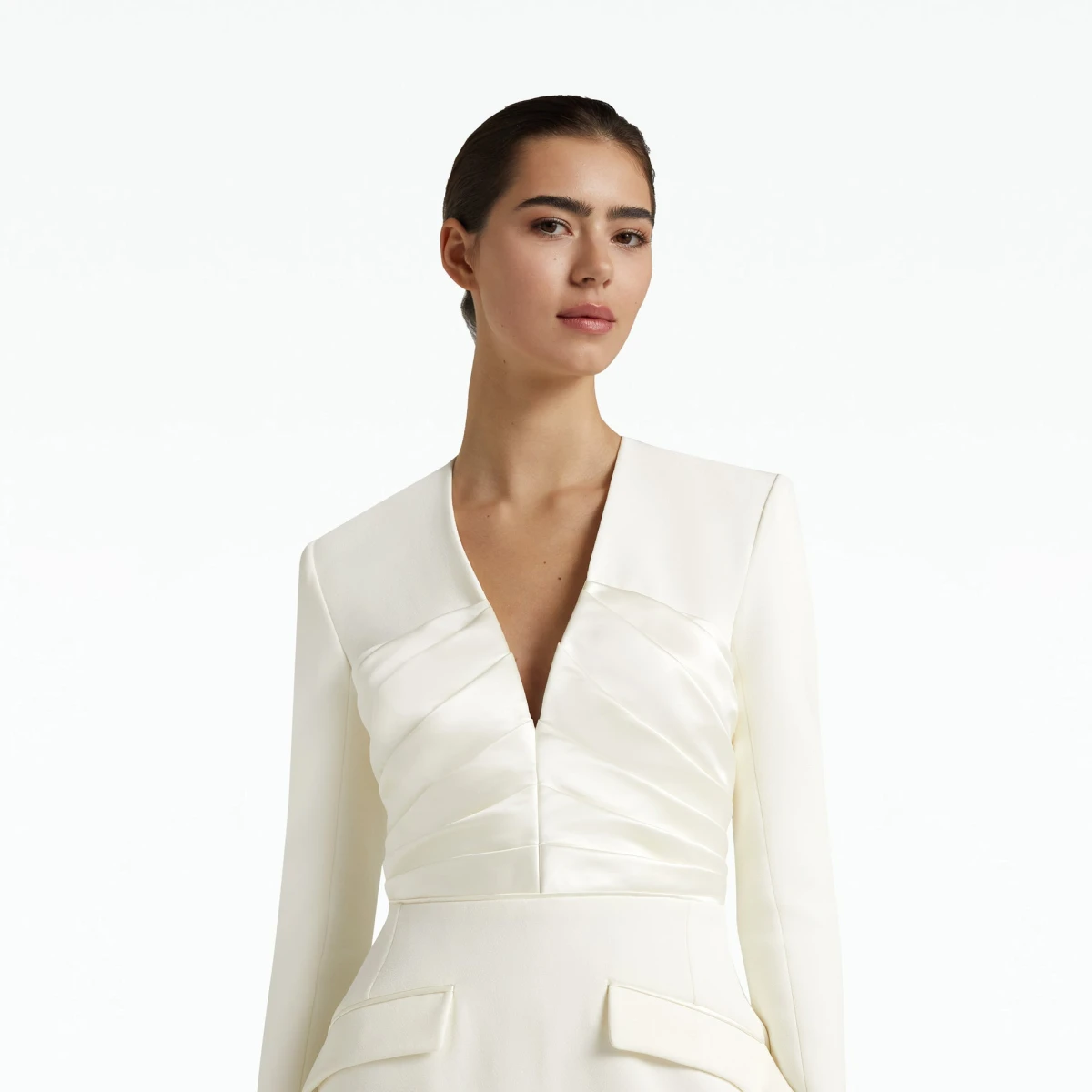 Safiyaa Di Ivory Dress | Luxury Ready to Wear | Coveti