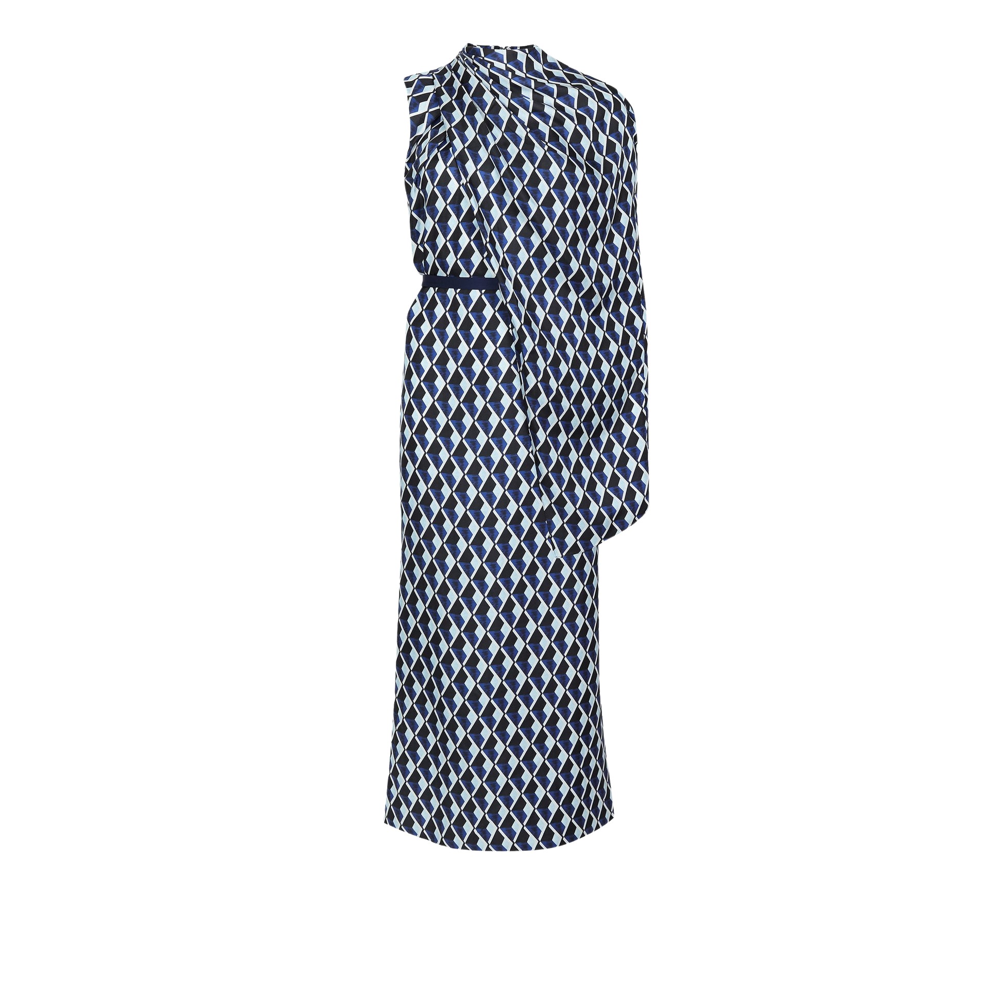 Safiyaa Dilly Graphic Diamond Midi Dress | Luxury Ready to Wear | Coveti