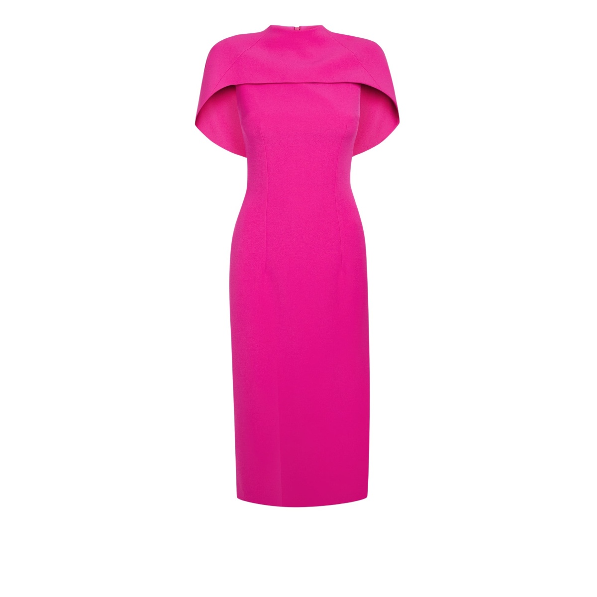 Safiyaa Kalika Wild Strawberry Midi Dress | Luxury Ready to Wear | Coveti