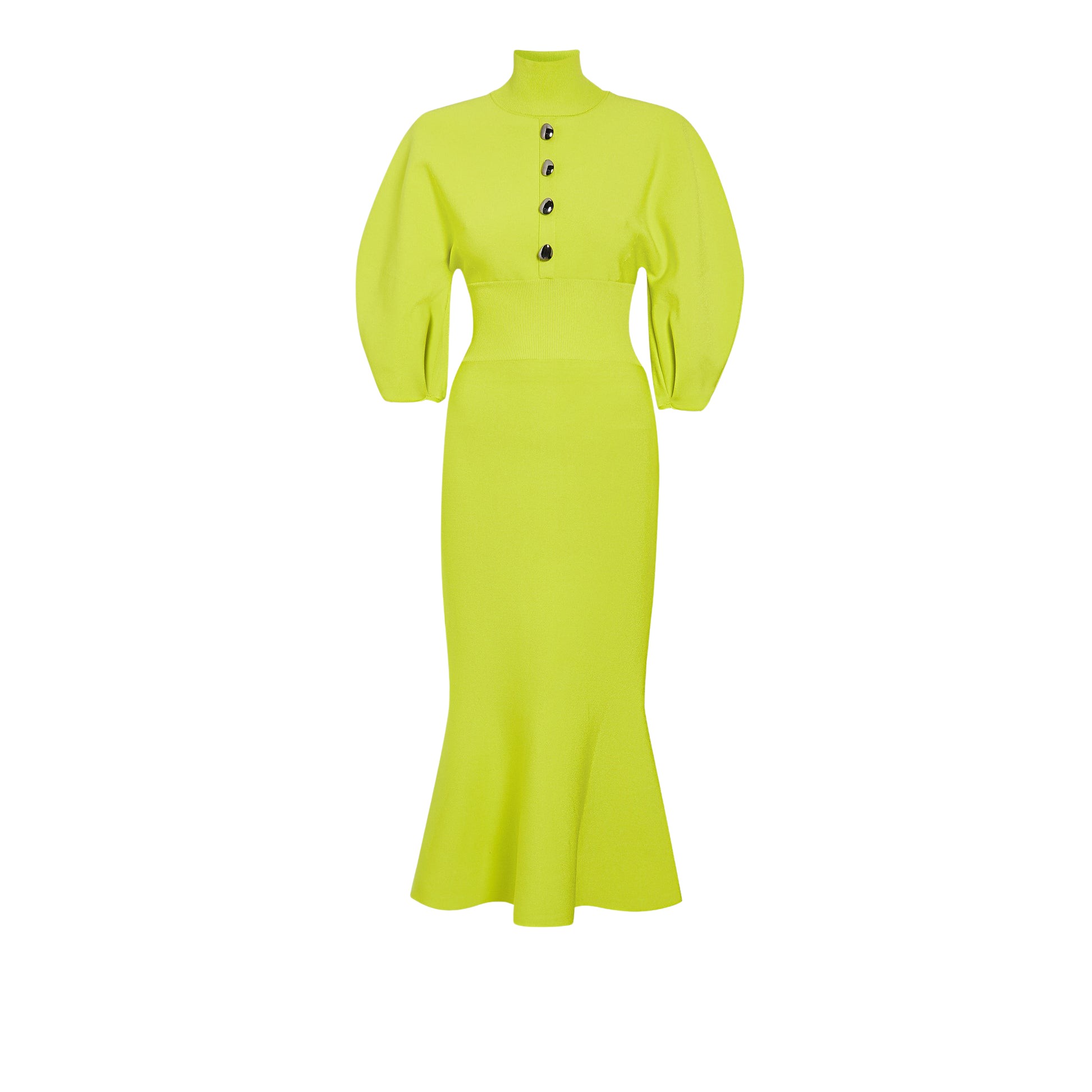 Safiyaa Layla Tendershoots Midi Knit Dress | Luxury Ready to Wear | Coveti