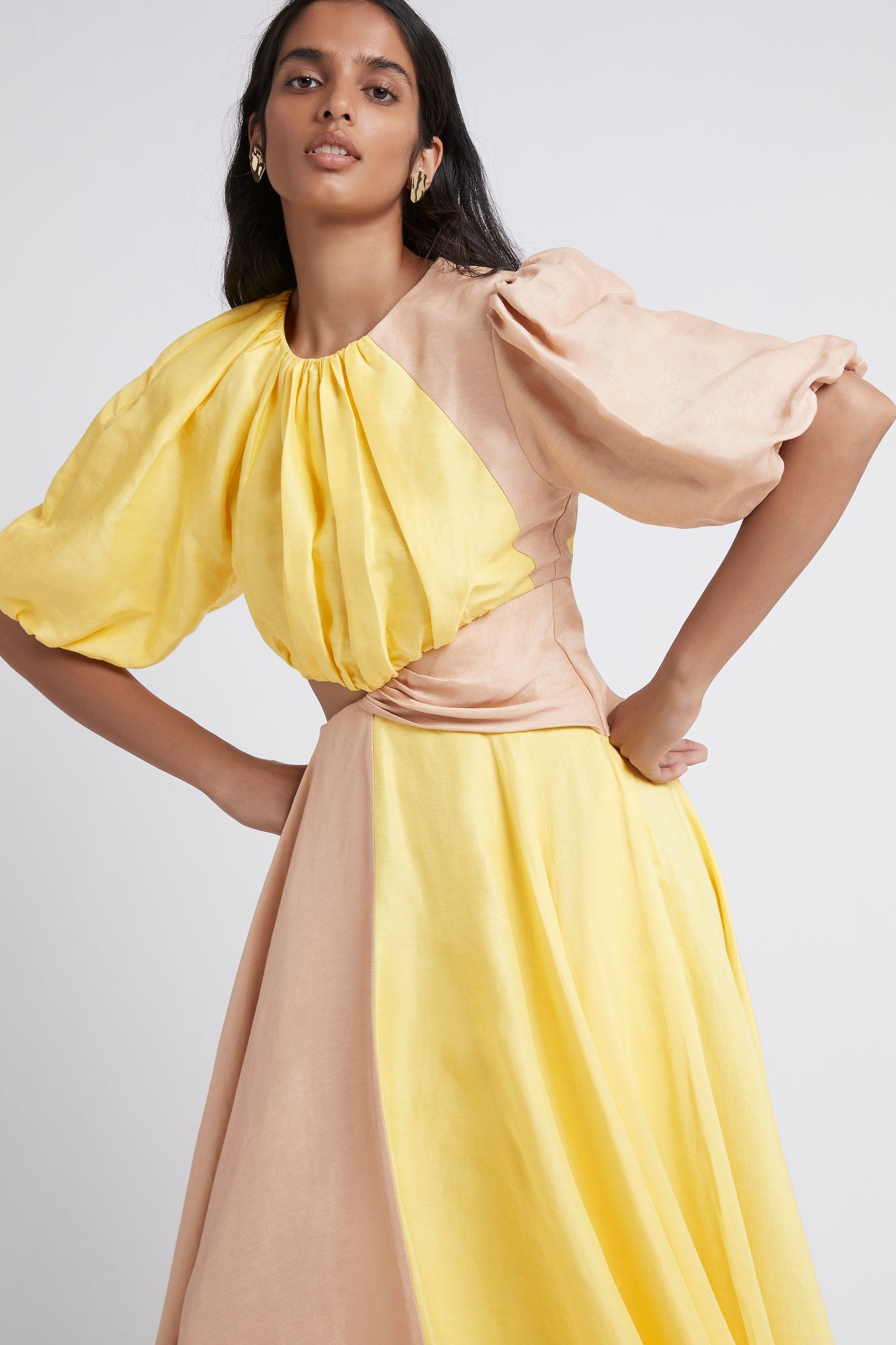 Aje Yellow Dress | Designer Midi & Maxi Dresses | Coveti