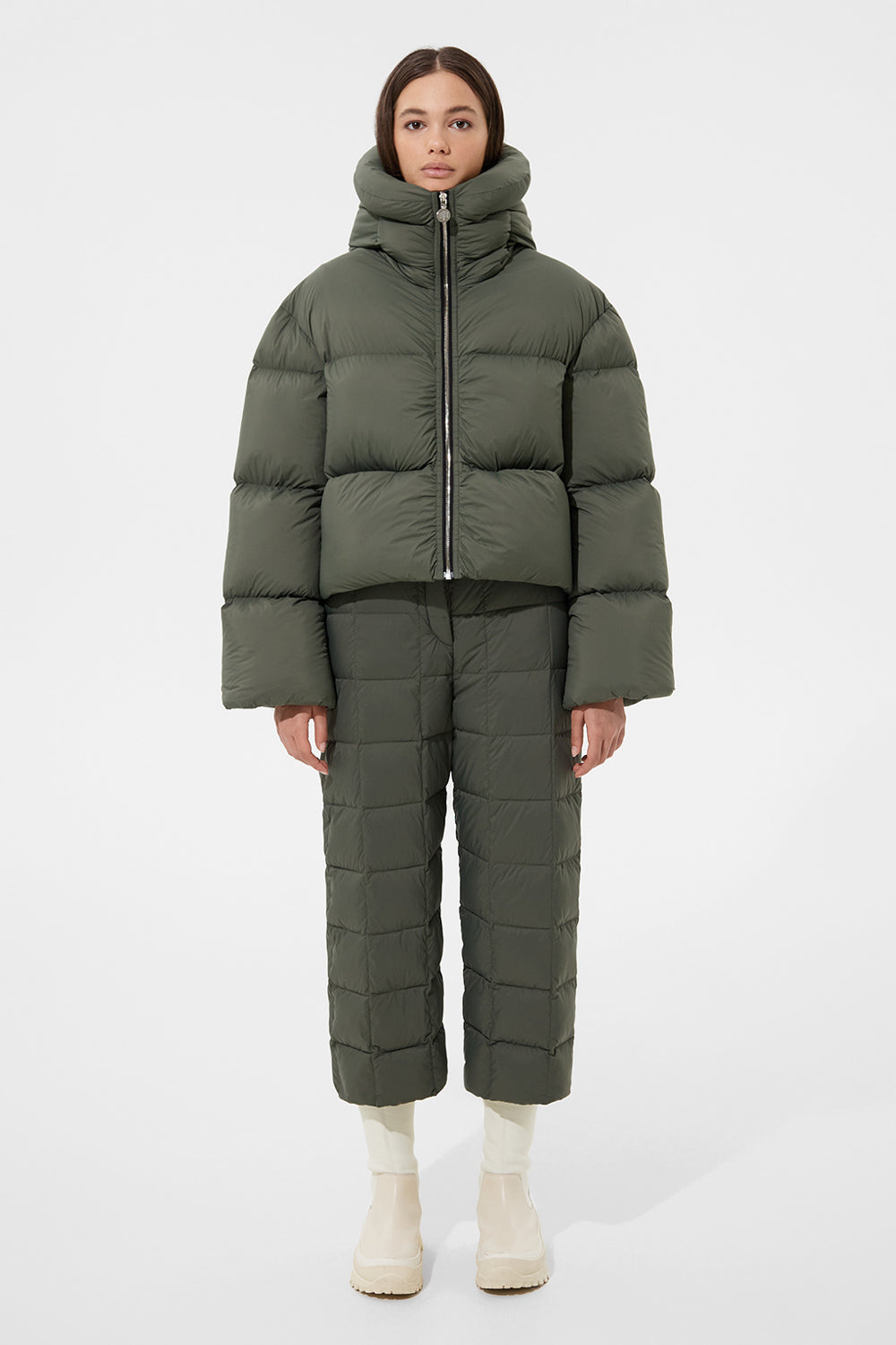 Green womens ski jacket | Ienki Ienki Designer Collection | Coveti