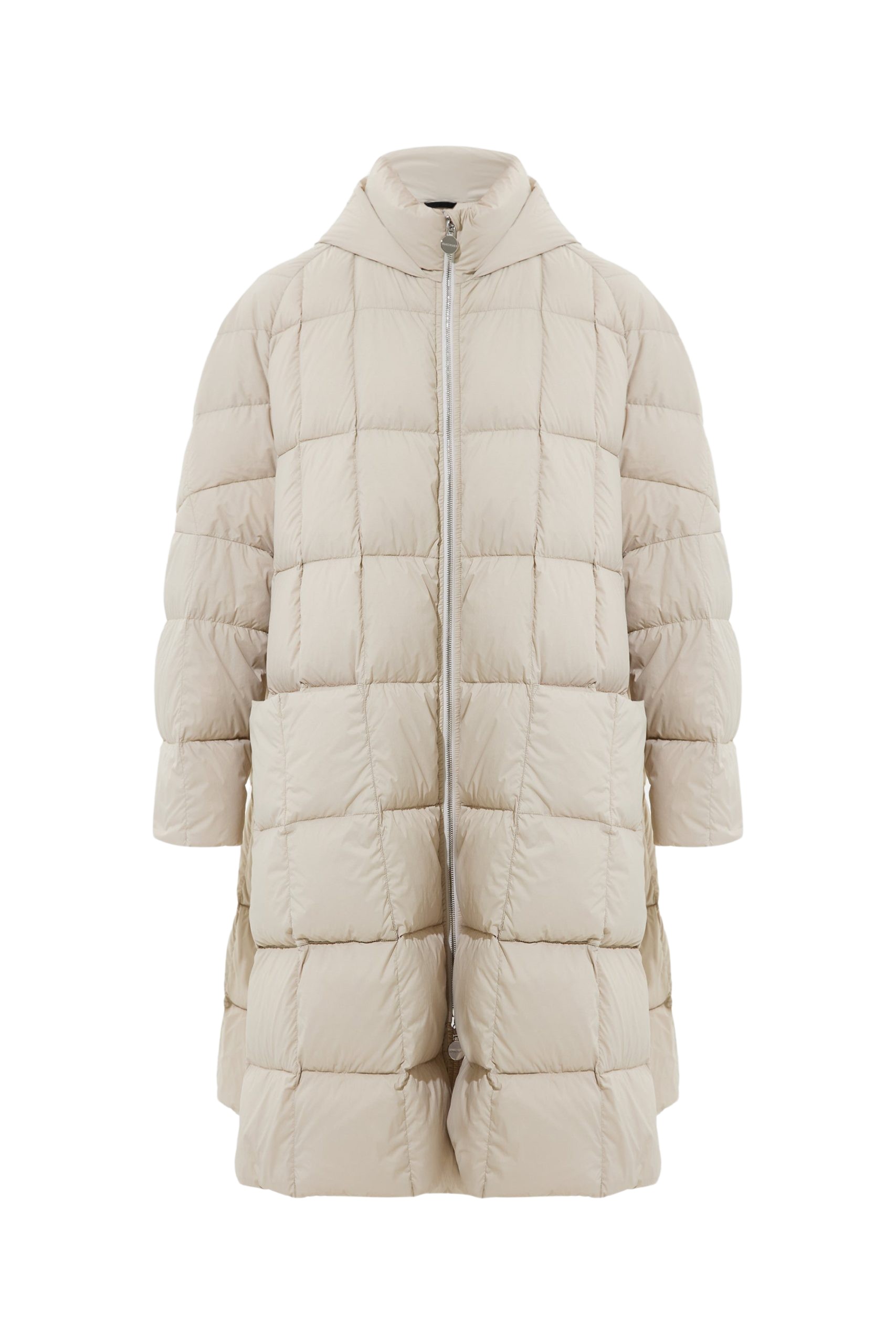 Beige womens ski jacket | Ienki Ienki Designer Collection | Coveti