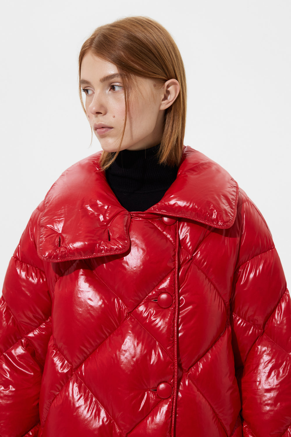 Red womens ski jacket | Ienki Ienki Designer Collection | Coveti