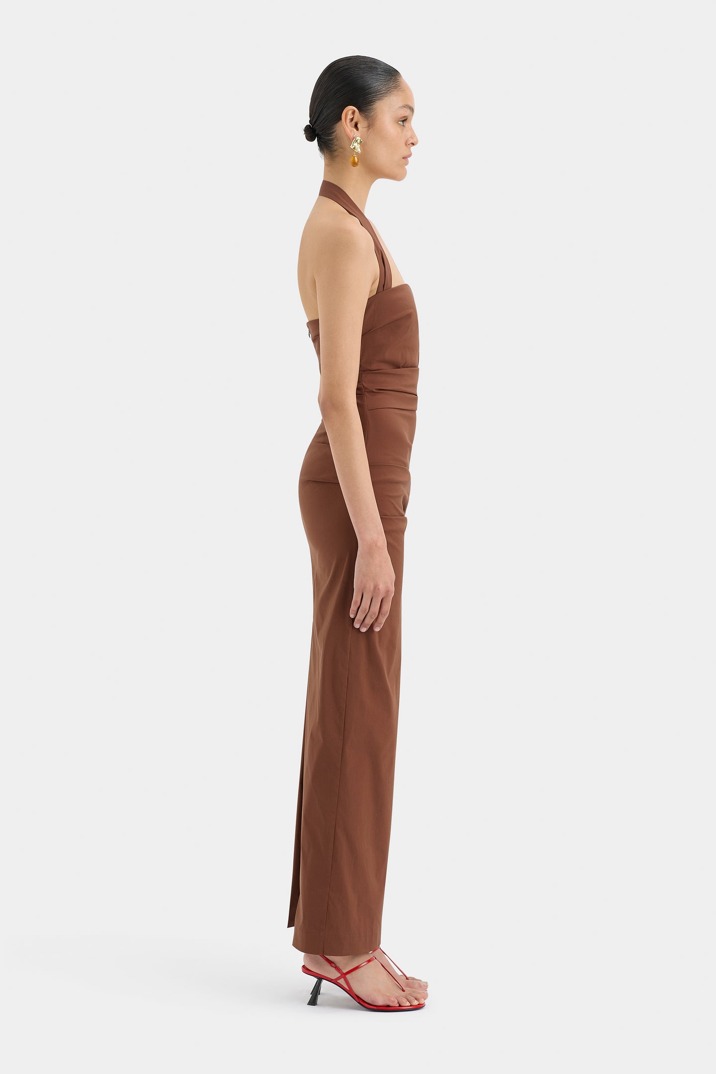 Sir The Label Brrown Dress | Australian Designer Collection | Coveti