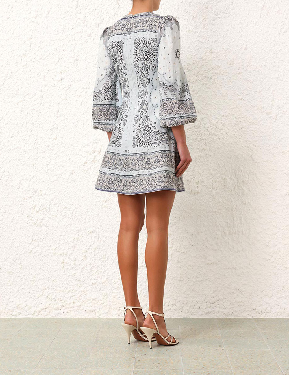 Zimmermann Matchmaker Keyhole Mini Dress | Designer Collection | Coveti