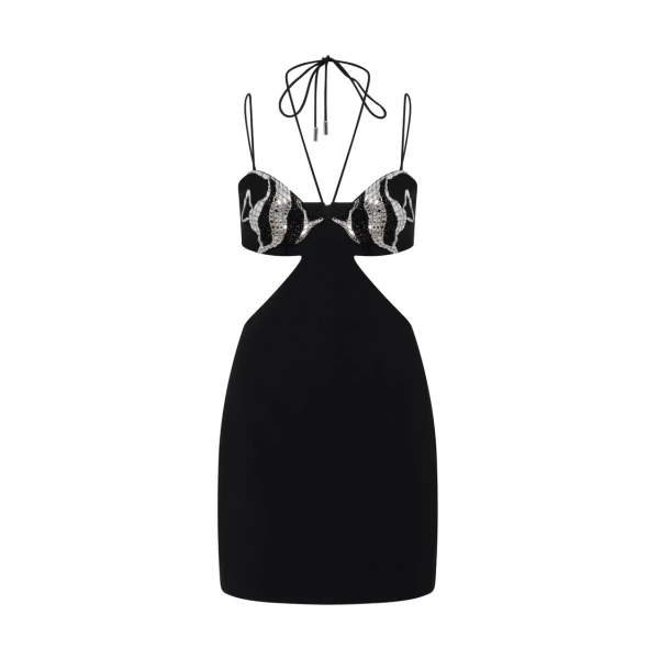 David Koma Black Dress | Contemporary Ready to Wear | Coveti
