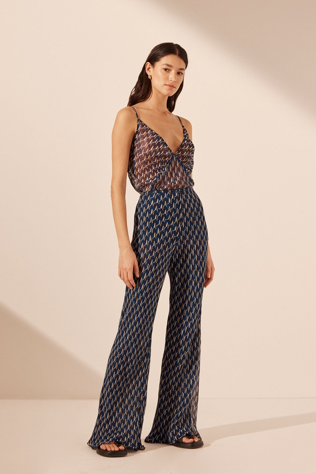 Shona Joy Multicolour Pants | Designer Collection | Coveti