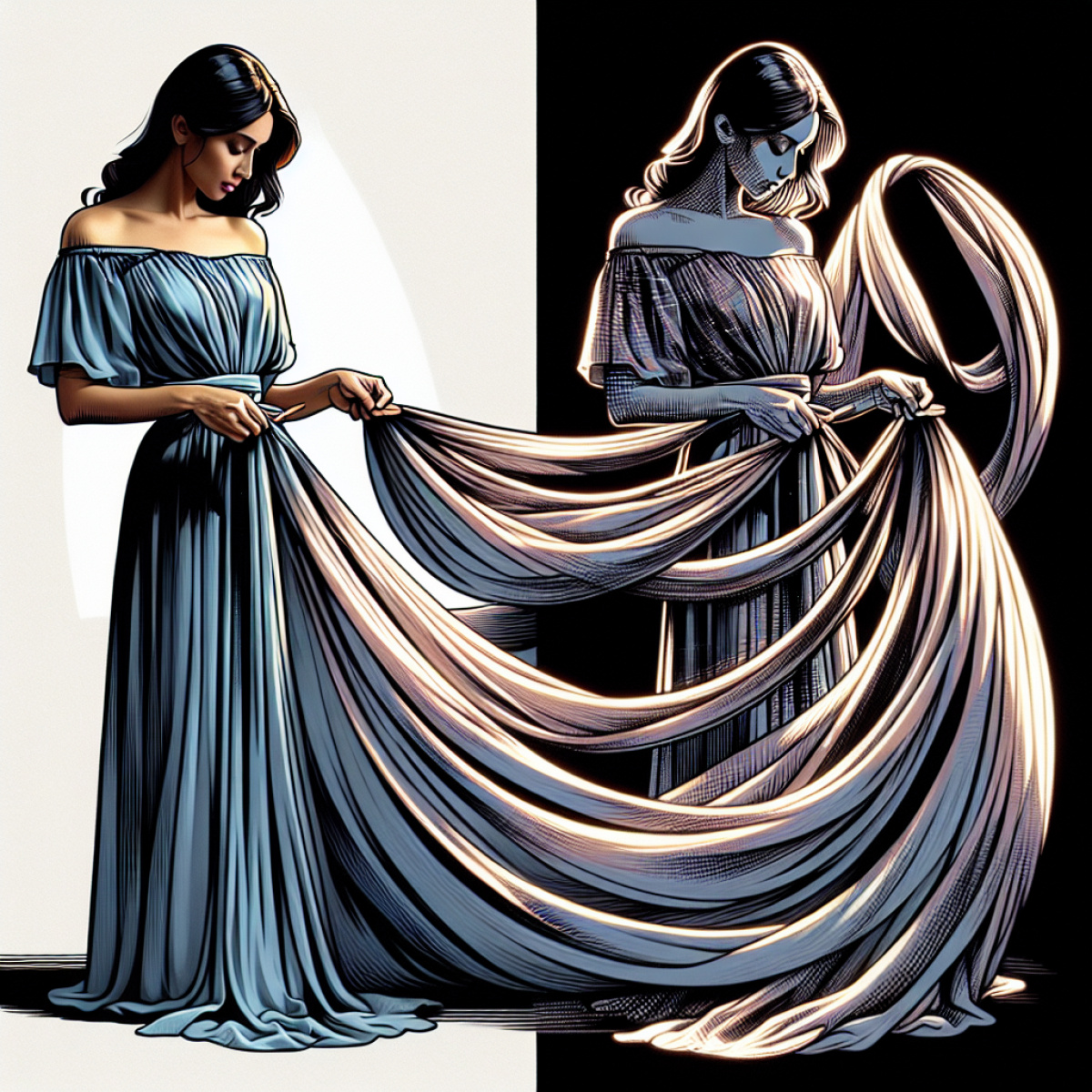 how to tie infinity dress off shoulder | Fashion & Style Tips | Fashion ...