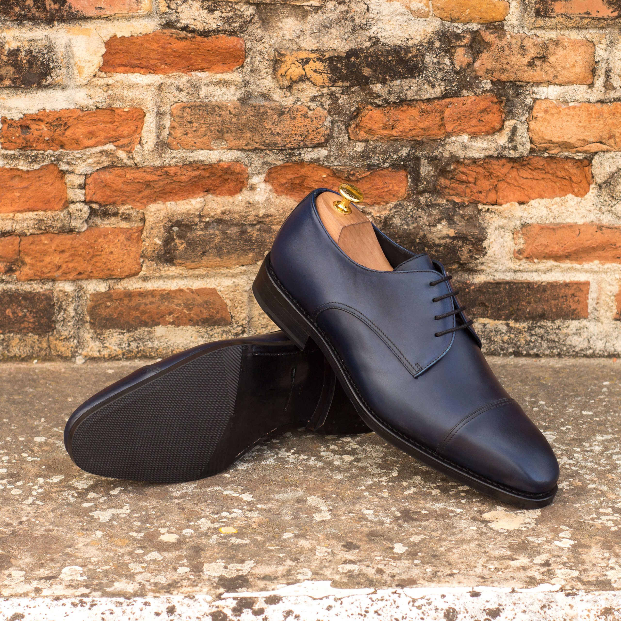 Blue Derby Shoes | Mens Footwear | Coveti