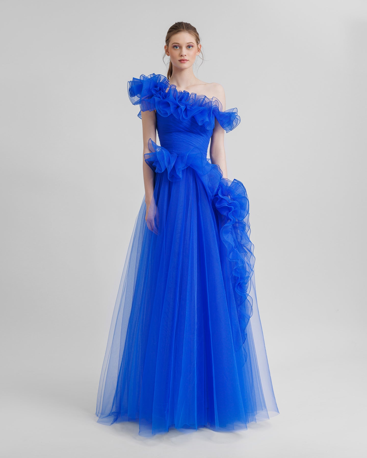 Blue Couture Dresses | Gemy Maalouf | Coveti