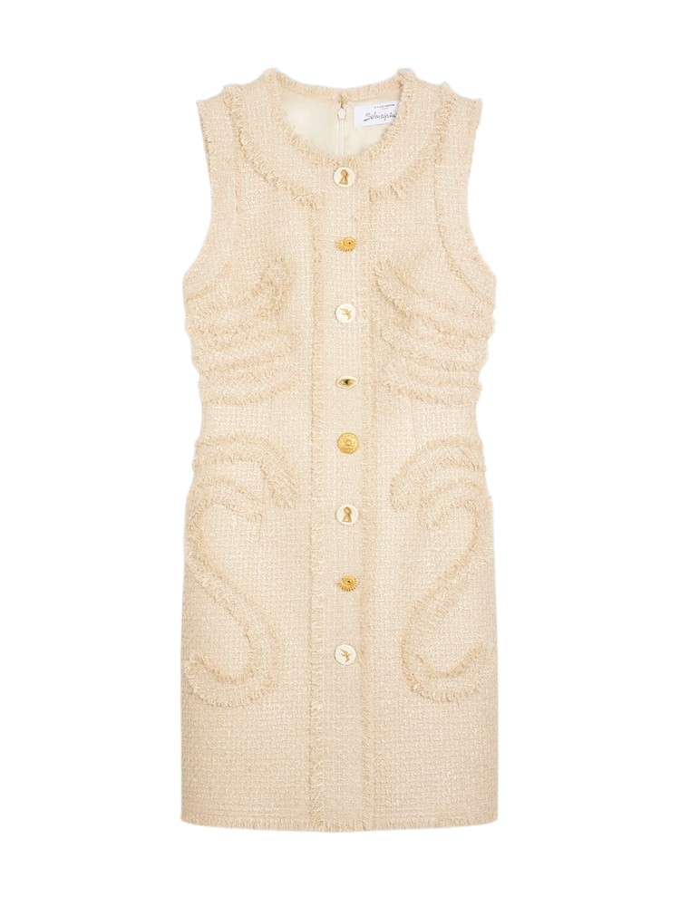 Schiaparelli Bone Mini Dress | Haute Couture Designer | Coveti