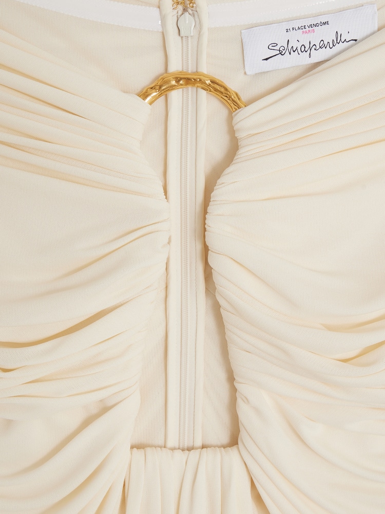 Schiaparelli Keyhole Short Dress | Haute Couture Designer | Coveti