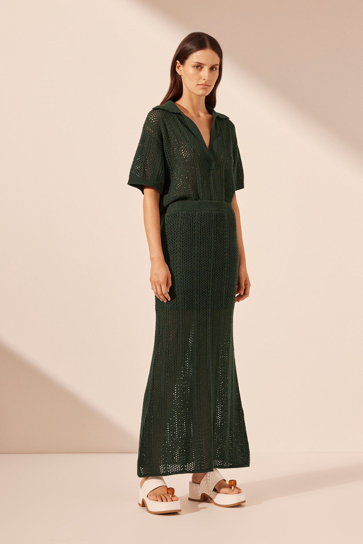 Shona Joy Green Skirts | Designer Collection | Coveti