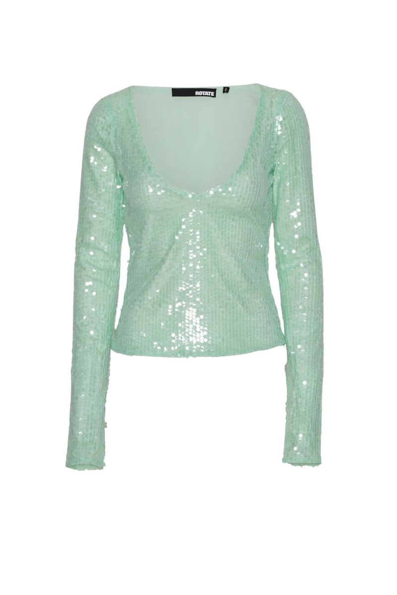 Rotate Green Tops | Contemporary Ready to Wear | Coveti