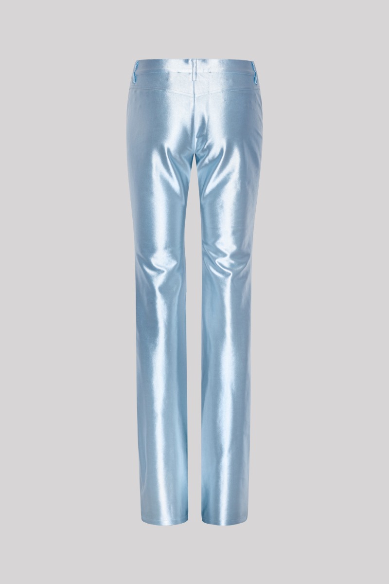 Rotate Blue Pants | Contemporary Ready to Wear | Coveti