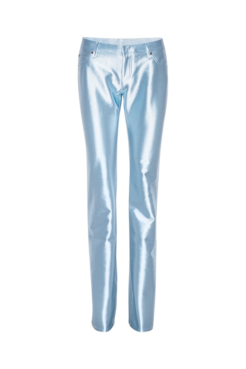 Rotate Blue Pants | Contemporary Ready to Wear | Coveti