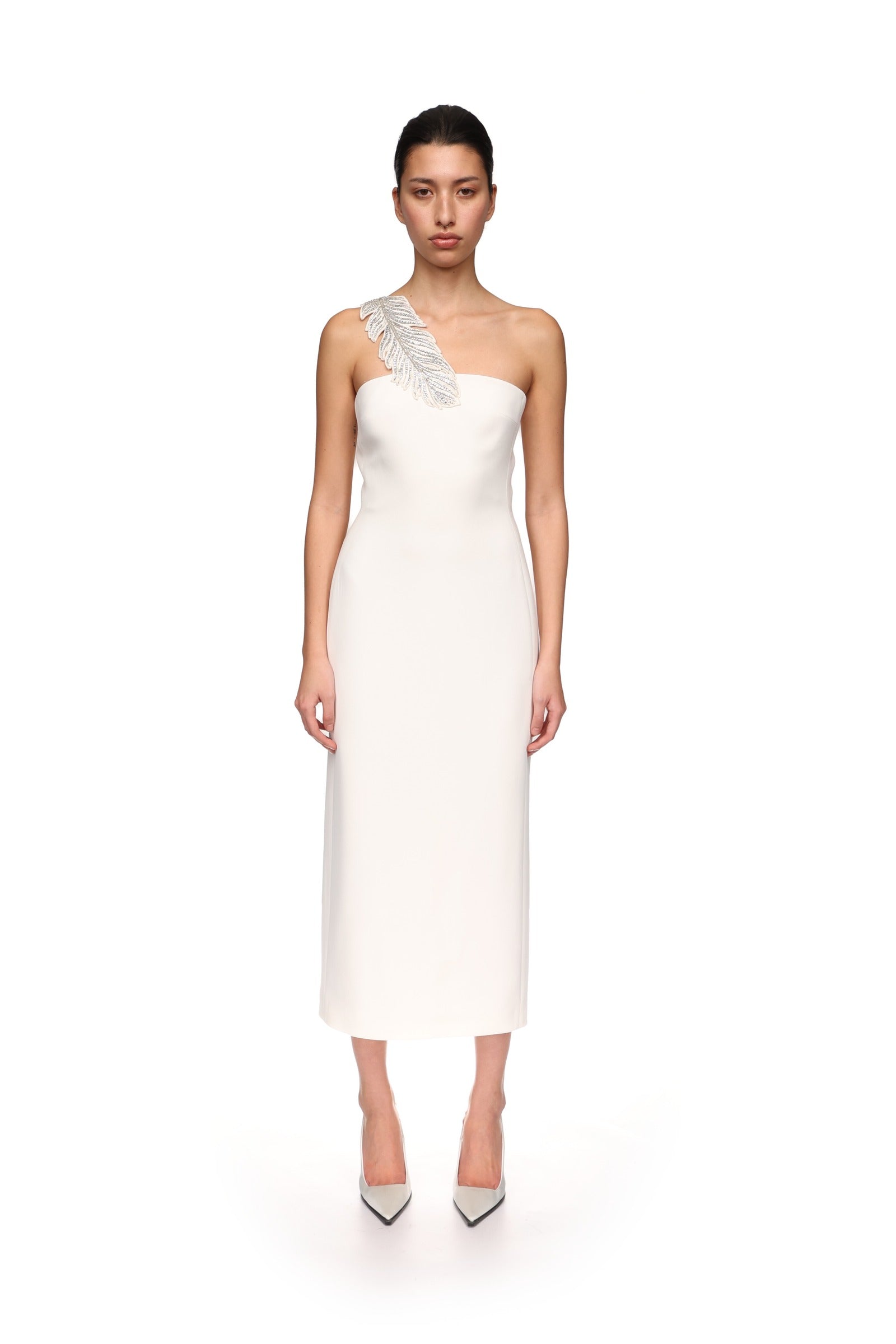 David Koma White Dress