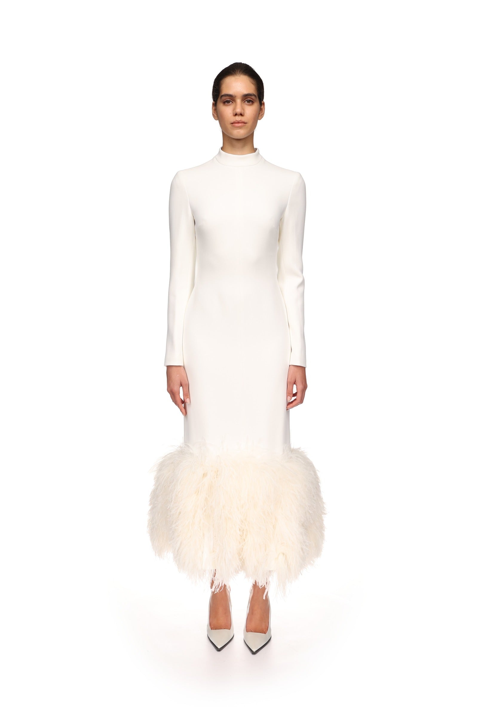 David Koma White Dress